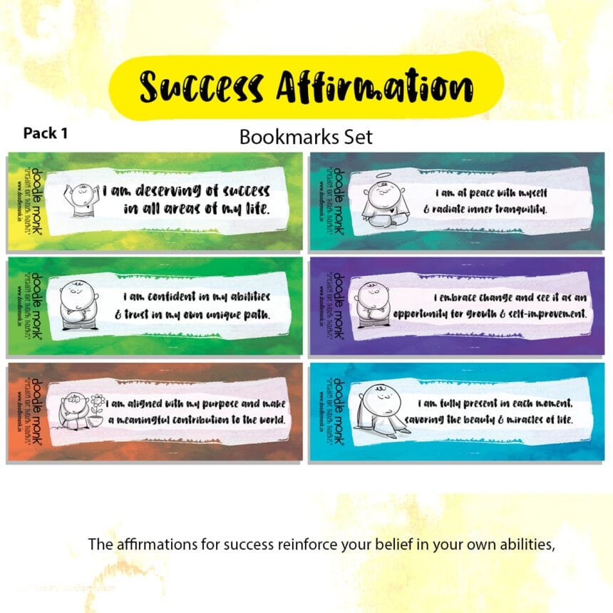 Buy Affirmations Bookmarks - for Success, Happiness, & Abundance ...
